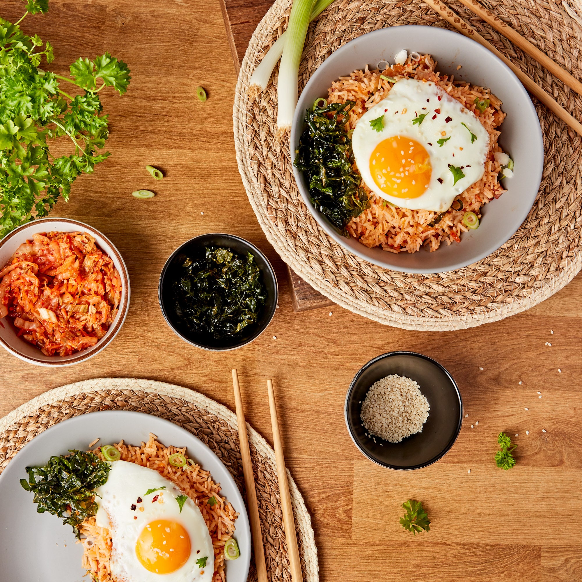 Kimchi special fried rice - GreedyPanda Foodie Blog