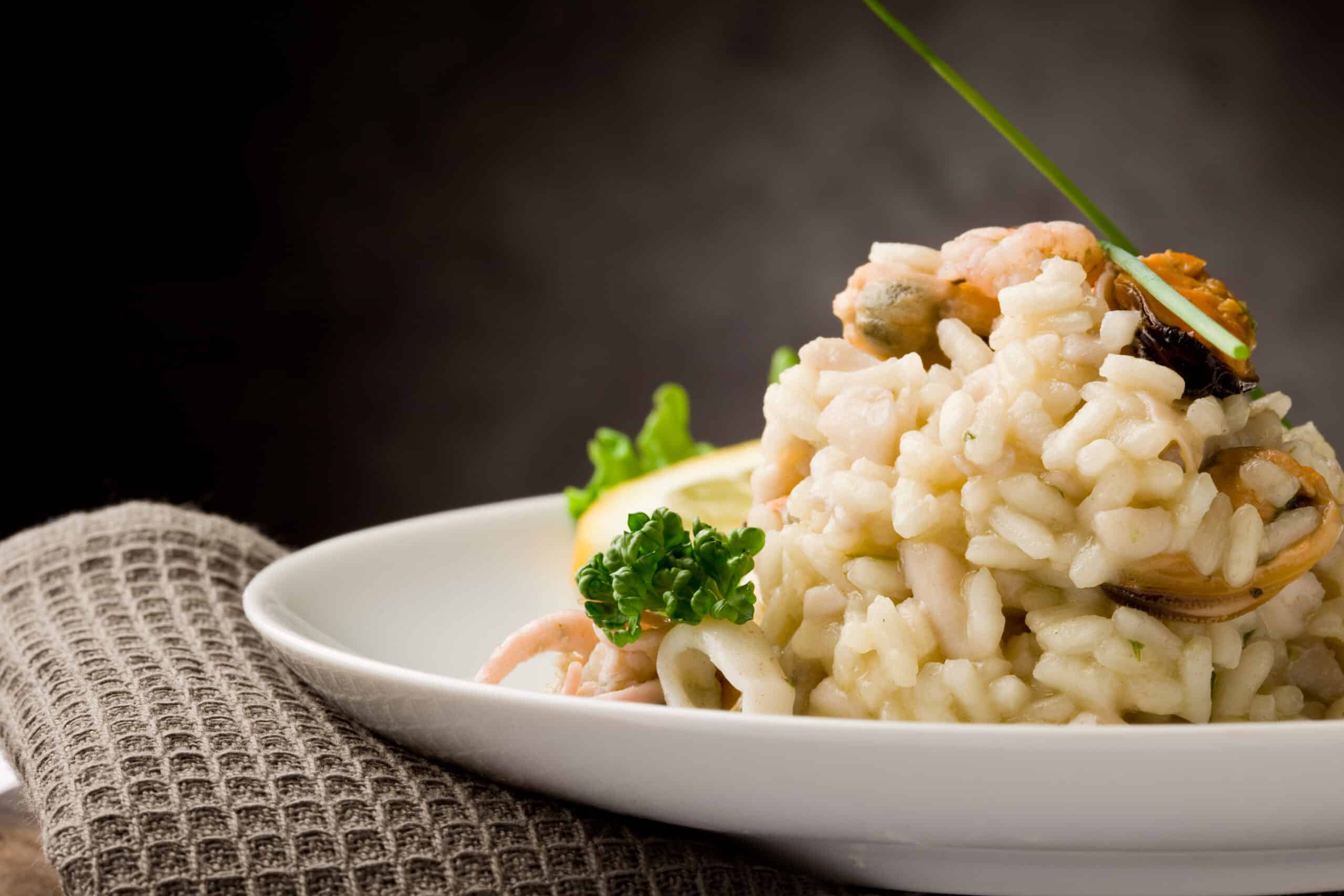 Spinach shrimp risotto - GreedyPanda Foodie Blog